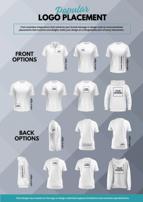Logo Placement Guide | The Branding Shed